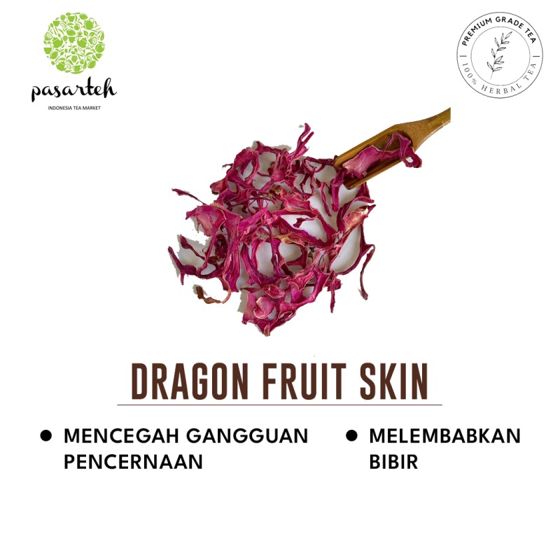 Dragon Fruit Skin - 50 gram - Pasarteh