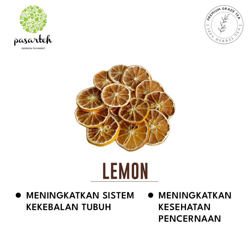 Dried Lemon Slice - 50 gram - Pasarteh