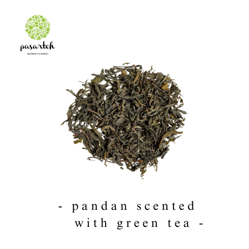 Pandan Scented Green Tea - 100 gram - Pasarteh