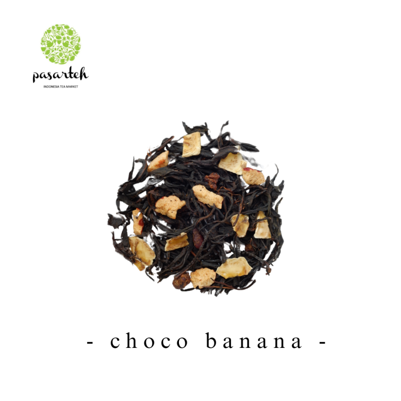 Artisan Tea Blend - Choco Banana | Premium Tea Blend in Jar - Pasarteh