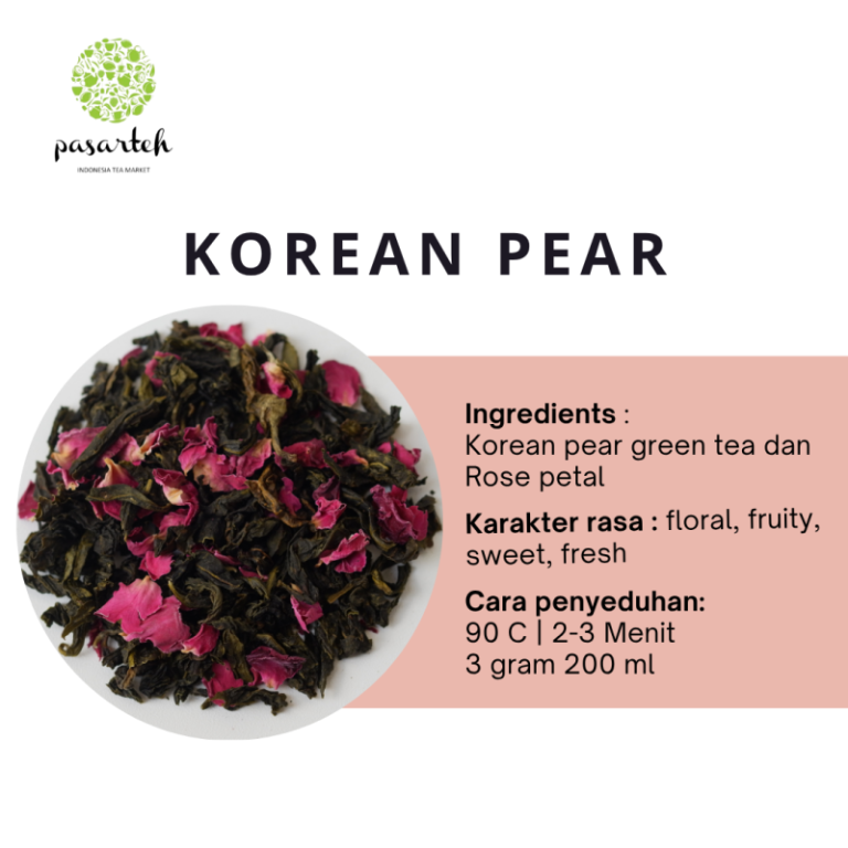 Korean Pear Tea Blend - Artisan Tea Blend - Pasarteh