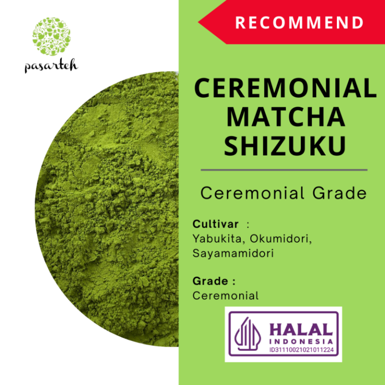 Shizuku Ceremonial Matcha | Matcha Ceremonial Grade - Pasarteh